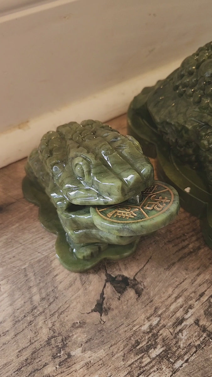 Jade "Jin Chan" Chinese Lucky Frog – Energetically In Harmony